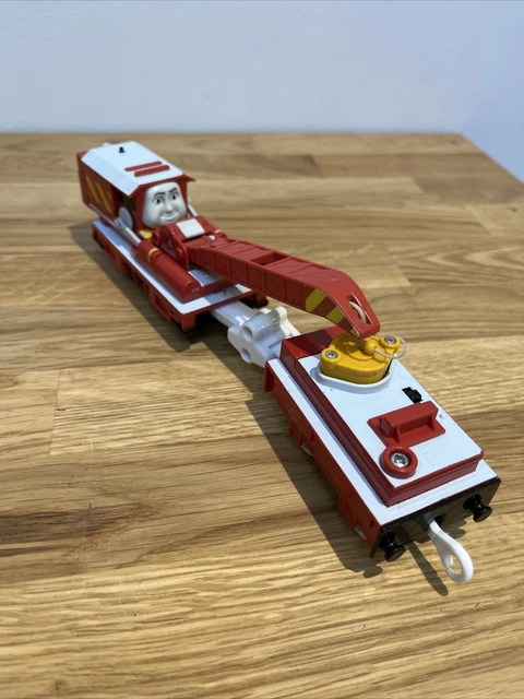 THOMAS TRACKMASTER ROCKY Rescue Crane with magnetic winch RARE Working ...