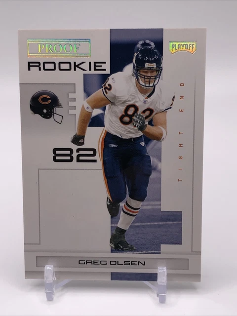 GREG OLSEN 2007 Playoff Nfl Playoff Rookie Argent Épreuve Rc/50 EUR 9 ...