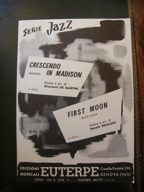 & SPARTITO SÉRIE Jazz Crescendo IN Madison Martini First Moon Romano ...