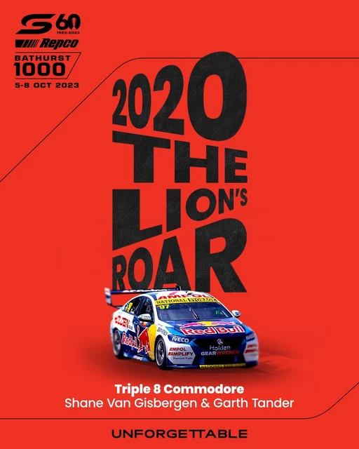 V8 SUPERCARS WINNERS RACING TEAM CARS POSTER,BATHURST,FORD HOLDEN,MOTOR ...