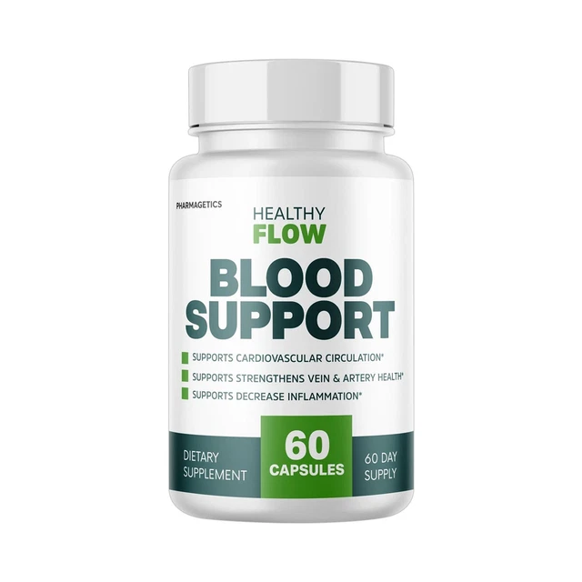 HEALTHY FLOW BLOOD Support, Cardiovascular Circulation - 60 Capsules £ ...