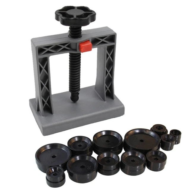 WATCH CASE OPENER Set with 12 Interchangeable Molds Watch Back Removal ...
