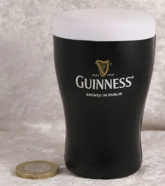 GUINNESS STRESS BALL topper just over 3 inches tall pint glass shape £2 ...