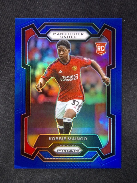 2023-24 PANINI PRIZM Premier Kobbie Mainoo #38 RC Rookie Blue /299 EUR ...