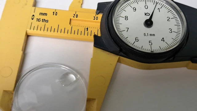 UNBRANDED PLASTIC PLEXI WATCH CRYSTAL FOR ROLEX DATEJUST 25-135 16013 ...