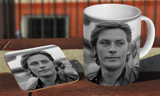 ACTOR ALAIN DELON French Superstar - Ceramic Coffee / Tea Mug ...