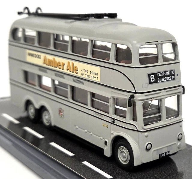 CORGI 1/76 AEC 6641T Trolleybus Cardiff Corporation OM43702 Diecast ...
