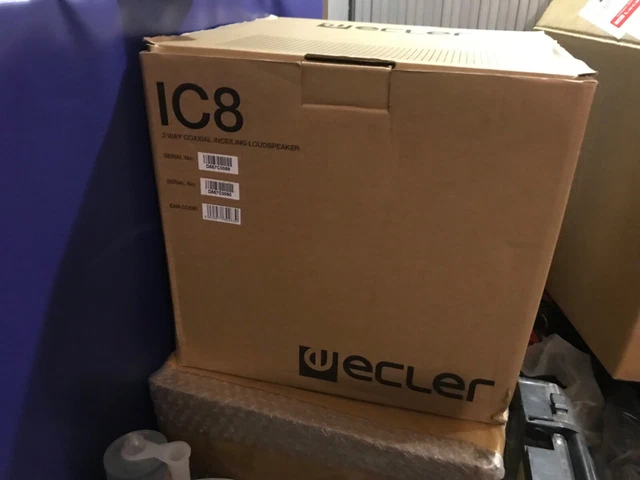 HALF PRICE !! 2 x ECLER IC8 2 Way Coaxial In-ceiling Loudspeakers - lot ...