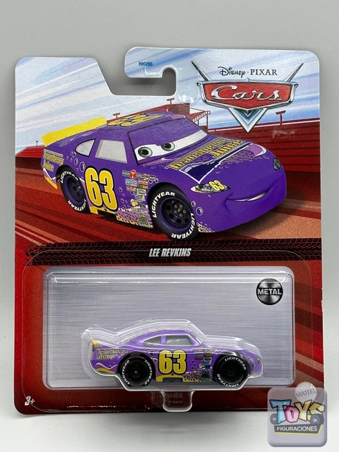 DISNEY PIXAR CARS Lee Revkins NEW 2023 Transberry Juice #63 Red Card ...