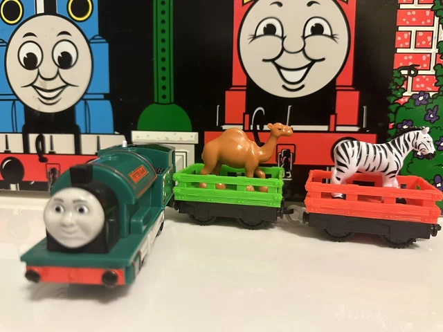 THOMAS & FRIENDS Peter Sam Trackmaster Motorized Train 2009 W/ Animal ...
