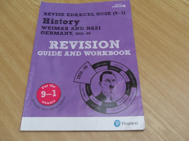 EDEXCEL GCSE (9-1) History. Weimar & Nazi Germany. revision guide ...