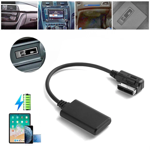 AUDI A3 A4 A5 Q7 AMI MMI Bluetooth Music Interface AUX Audio Cable ...