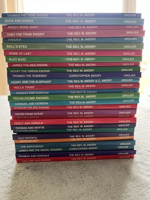 VINTAGE & RARE | Grolier Thomas The Tank Engine Books X28 | Good ...