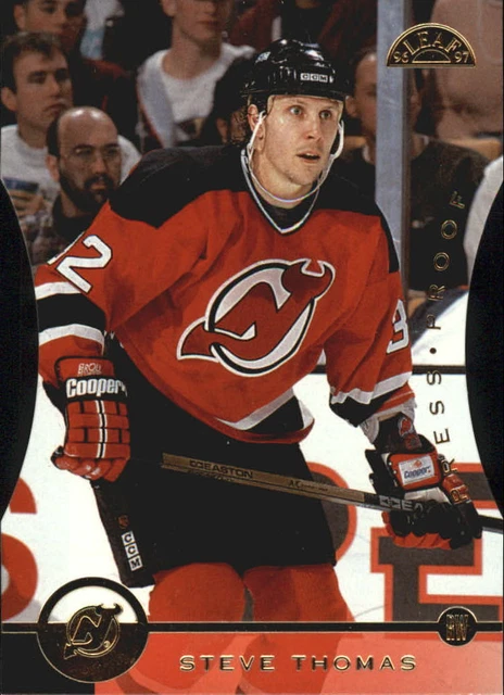 1996-97 (DEVILS) ÉPREUVES de presse à feuilles #25 Steve Thomas /1500 ...