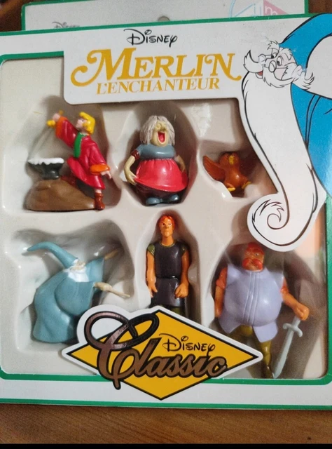 ANCIENNE BOITE DE personnages Merlin l'enchanteur Disney classic ...