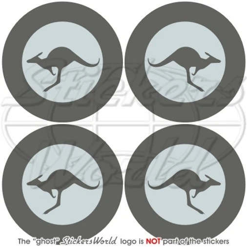 AUSTRALIEN LUFTWAFFE AUSTRALISCHE LowVis RAAF Roundel 50mm Sticker ...