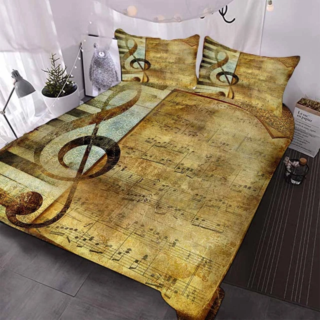 MAIN FORCE NOTES 3D Printing Duvet Quilt Doona Covers Pillow Case ...