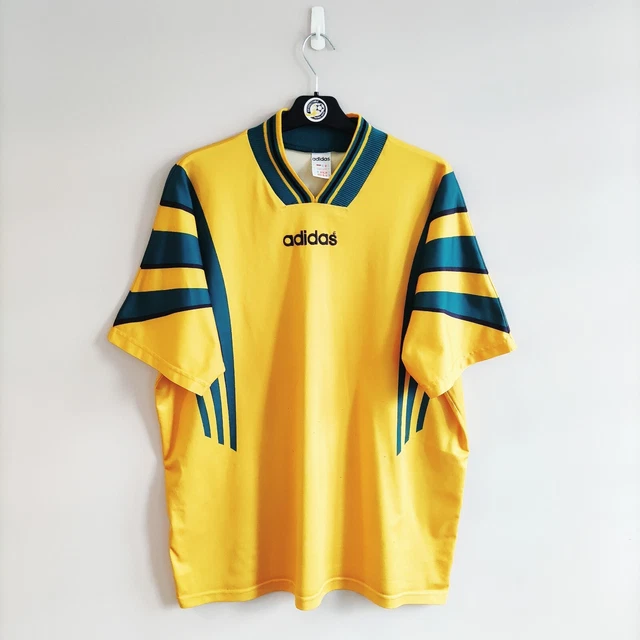 ADIDAS 1996 TEMPLATE football shirt Australia home style - Size L £45. ...