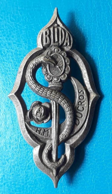INSIGNE HOPITAL MILITAIRE DUCROS BLIDA - DRAGO PARIS EUR 40,00 ...