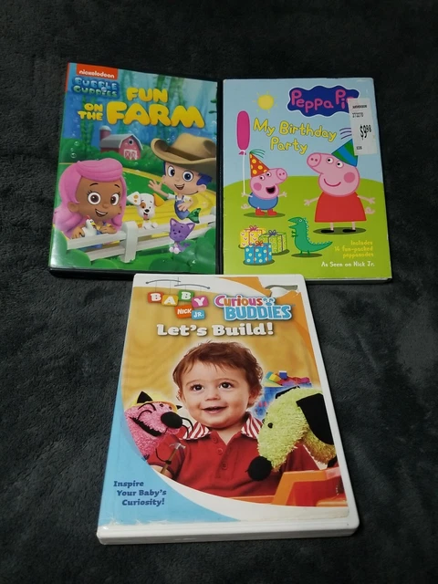 NICK JR 3 DVDs DEAL Bubble Guppies: Fun On The Farm Curious Buddies ...