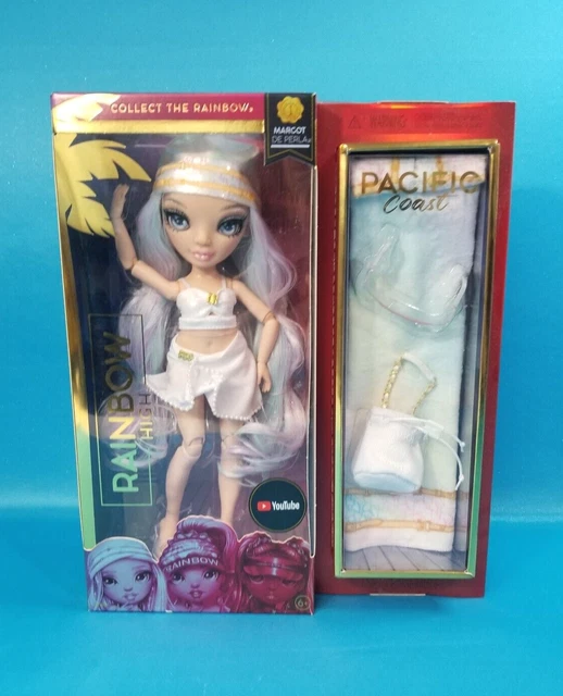 Rainbow High Pacific Coast Margot De Perla Opal Iridescent White Fashion Doll £3322 Picclick Uk
