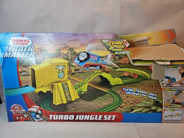THOMAS AND FRIENDS Trackmaster Turbo Jungle Set With Motorised Train ...