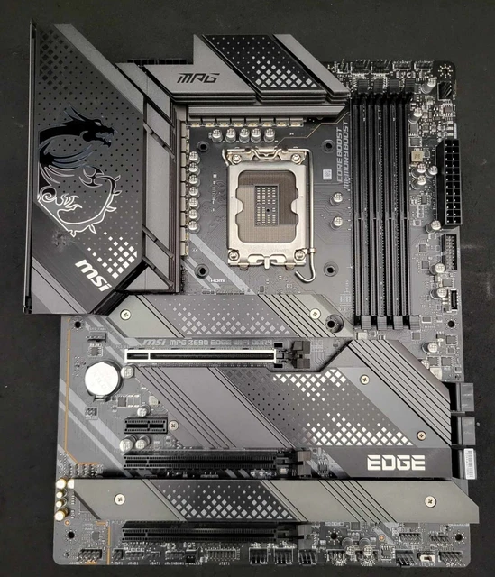 MSI MPG Z690 Edge Wifi Ddr4 Intel Lga1700 Motherboard *12/13/14 Gen ...