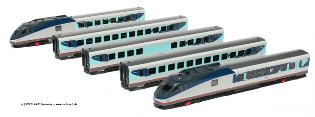 RAPIDO TRAINS H0 25505 - Rohr Turboliner Amtrak #2141, DCC & Sound, NEW ...