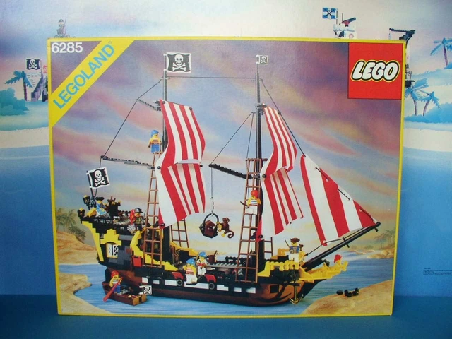 >>LEGO 6285* BLACK SEAS BARRACUDA 100% Pirate Ship with BA+ORIGINAL ...