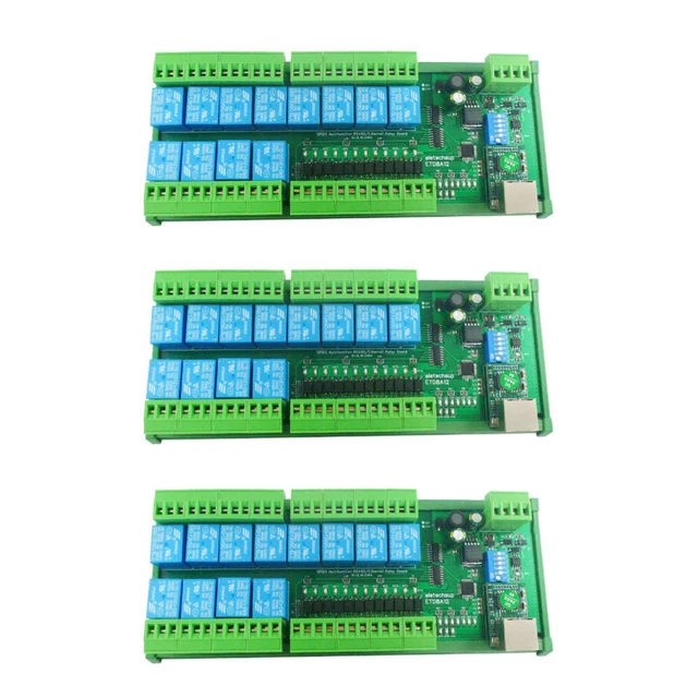 ETD8A12 2 IN1 12 DIO Ethernet/RS485 Relay Switch Modbus RTU TCP/IP ...