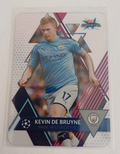 CARTE CARD KEVIN DE BRUYNE Manchester City Belgique TOPPS CRYSTAL 2019 ...