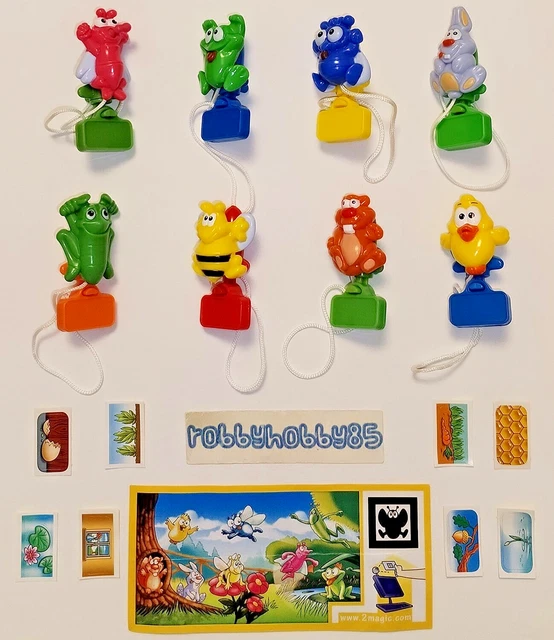 SERIE COMPLETA GLI Scherzotti Dc145 - Dc152 + 8 Bpz Kinder Germania ...