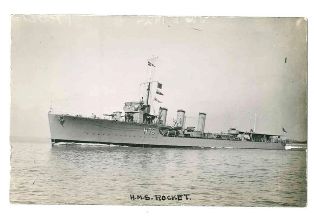 HMS ROCKET - Royal Navy Destroyer £2.50 - PicClick UK