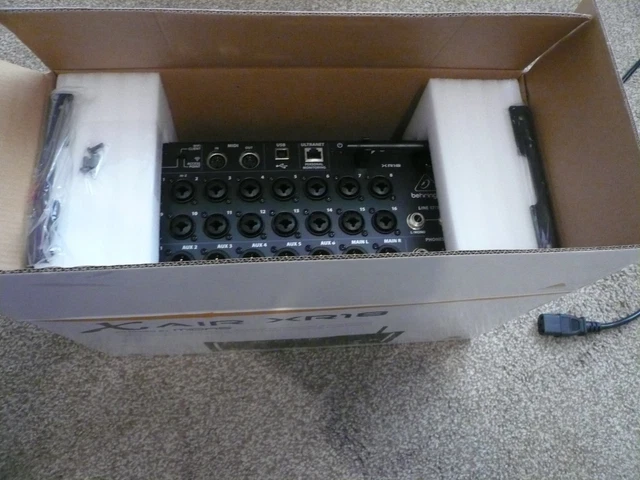BEHRINGER XR18 X Air Tablet-Controlled Rackmount Digital Mixer V2 £414. ...
