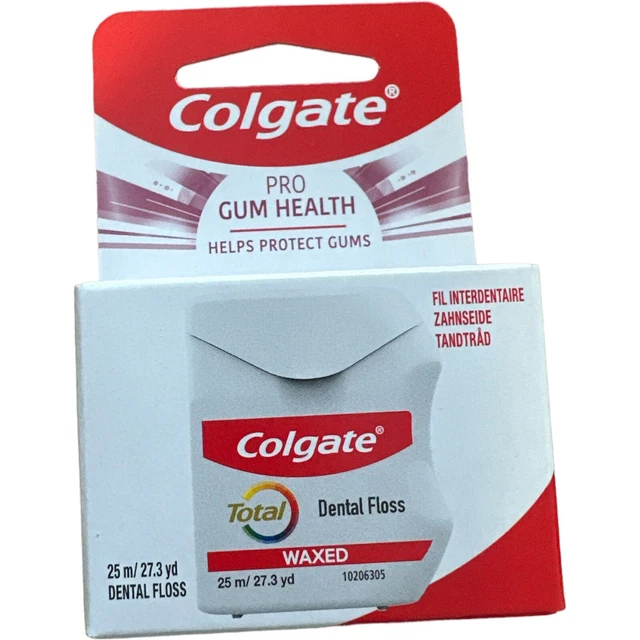 COLGATE TOTAL PRO Gum Health Floss 25m £2.95 - PicClick UK