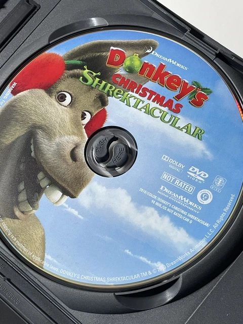 NEW DREAMWORKS DONKEYS Christmas Shrektacular DVD Shrek, Sing A Long ...