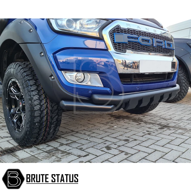 FORD RANGER 2015+ Matt Black City Bar (Spoiler Bumper Guard Nudge Bull ...