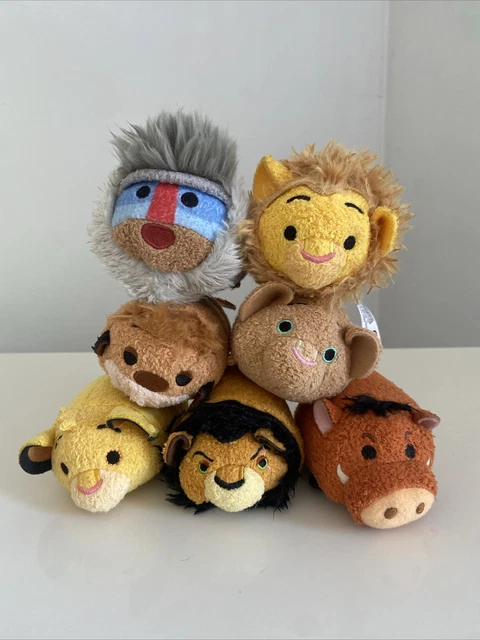 DISNEY TSUM TSUM Plush Bundle X 7 The Lion King Guard - Simba, Scar ...