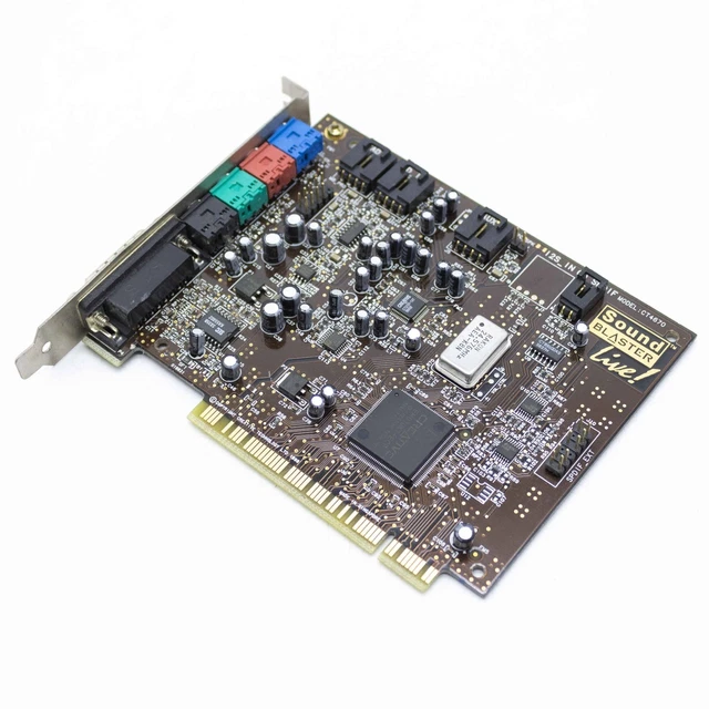 CARTE SON CREATIVE Sound Blaster en Directe ! PCI CT4670 Windows 95 98 ...