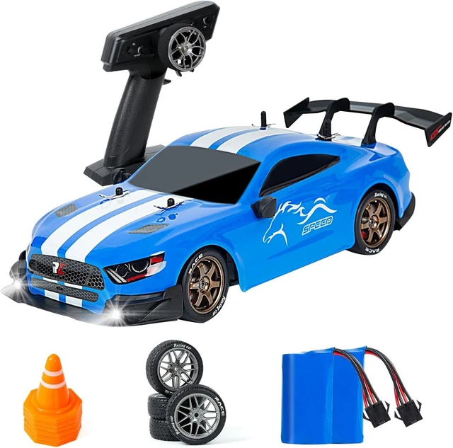 1:14 4WD RC Drift Car Pro Steering & Throttle GT Racer w/ Drift Tires ...