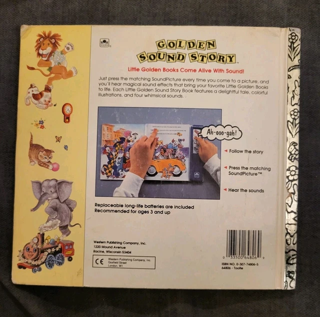 TOOTLE GOLDEN SOUND Story A Little Golden Book Vintage Children's Book ...