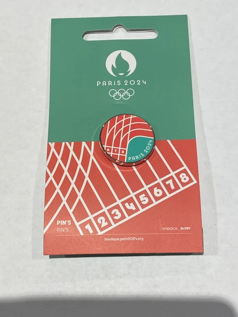 PARIS 2024 OLYMPIC Games Athletics 2024 Pin Badge Official Visa ...