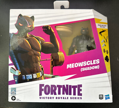 HASBRO FORTNITE VICTORY Royale Series Meowscles (Shadow) 6 inch Action ...