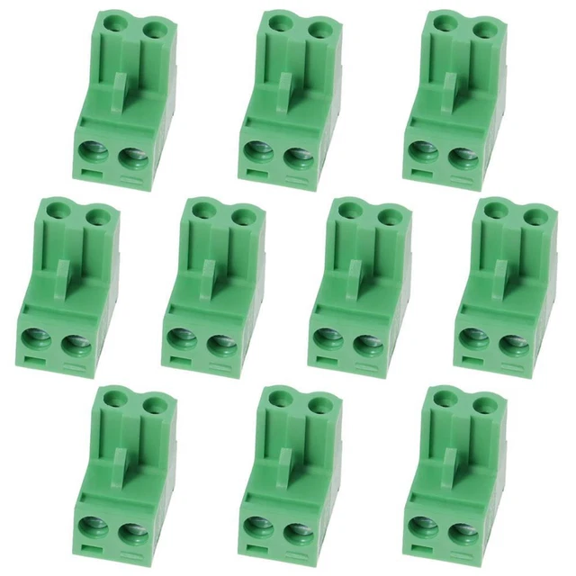 10PCS 2 PIN PCB Screw KF2EDG Terminal Block Terminal Connector ...