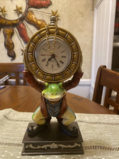 FROG TOAD HOLDING Pocket Watch Clock Digital $41.92 - PicClick AU