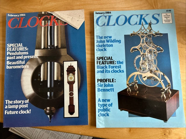 CLOCKS MAGAZINE 20 Various Issues 1982 To 1984 £16.31 - PicClick UK