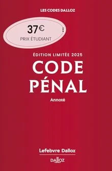 CODE PÉNAL 2025 annoté. Édition limitée. 122e éd. de ... | Livre | état très bon EUR 33,30 ...