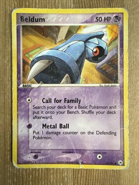 POKÉMON TCG BELDUM EX Hidden Legends 54/101 Regular Common VERY DMG $1.69 - PicClick CA