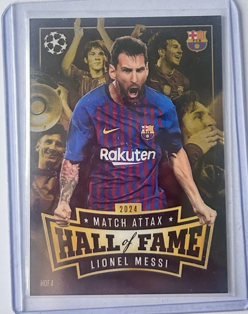 TOPPS MATCH ATTAX 2024 - 2025 Hall of Fame Lionel Messi Single Card £63 ...