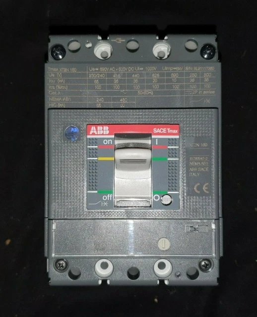 ABB XT2N-160 INTERRUTTORE SACE TMAX XT2 N 160 (NUOVO IN SCATOLA) EUR 226,09 - PicClick IT